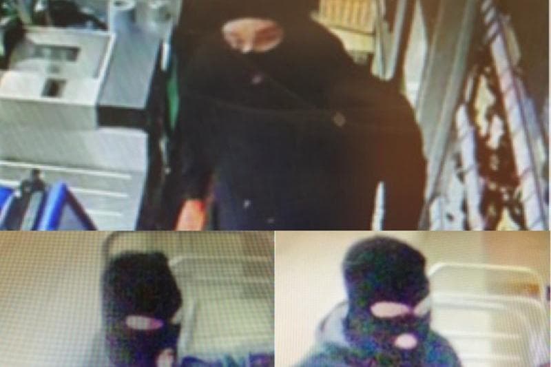 Balaclava Clad Men Armed With Hammer And Knife Threaten Staff During