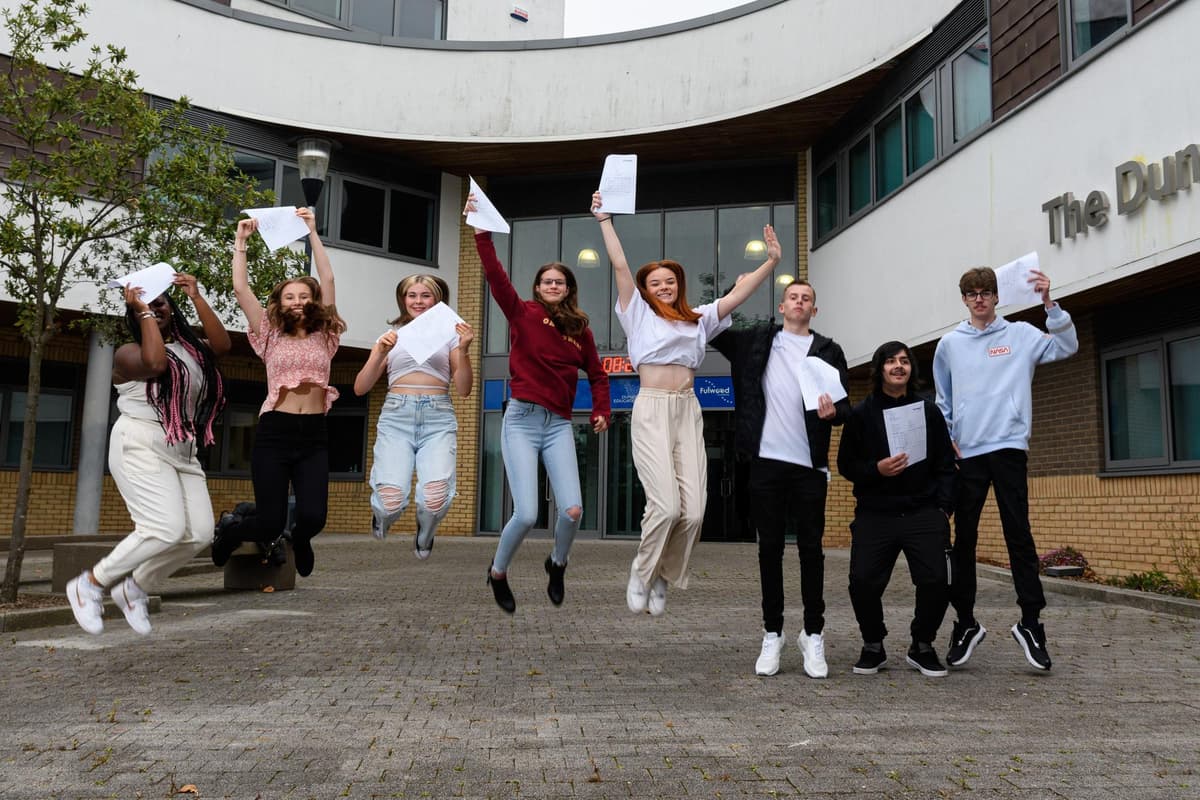 Lancashire Gcse Grades These Were The Scenes At Lostock Hall Academy